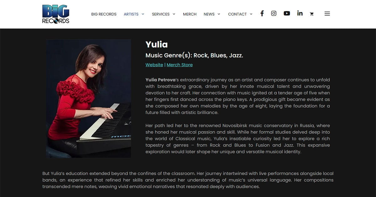 Yulia – BIG Records