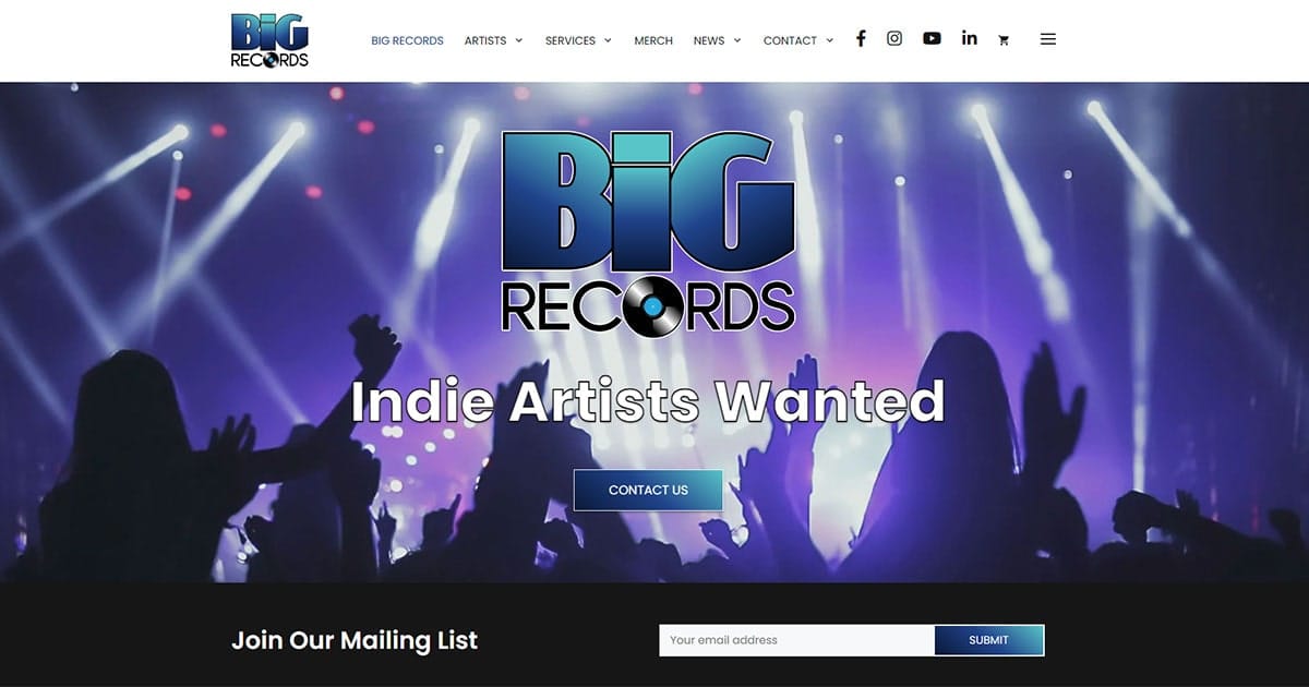 Fraser Newcombe – BIG Records